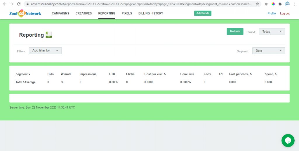 Self-serve Platform » Zool Ad Network